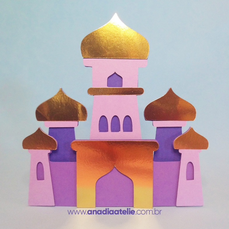 Castelo Princesa Jasmine – Molde #MD104 – Anádia Ateliê